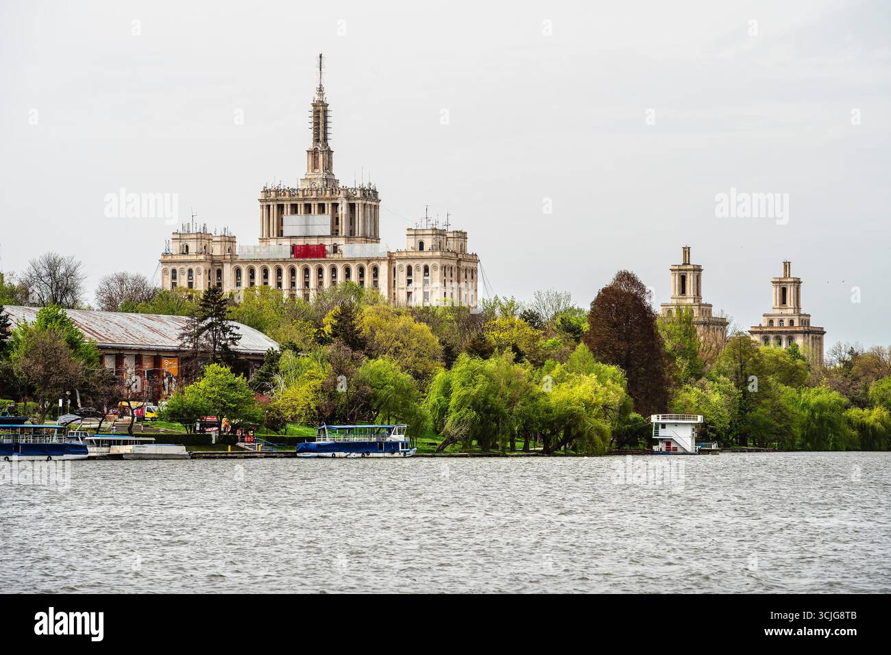 Bucharest city center architecture, Romania Stock Photo - Alamy