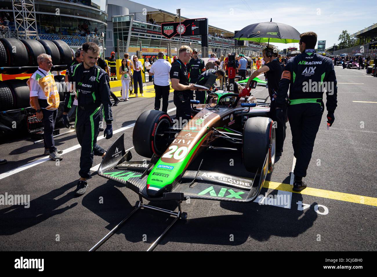 20 DURKSEN Joshua (par), AIX Racing, Dallara F2 2024, action during the ...