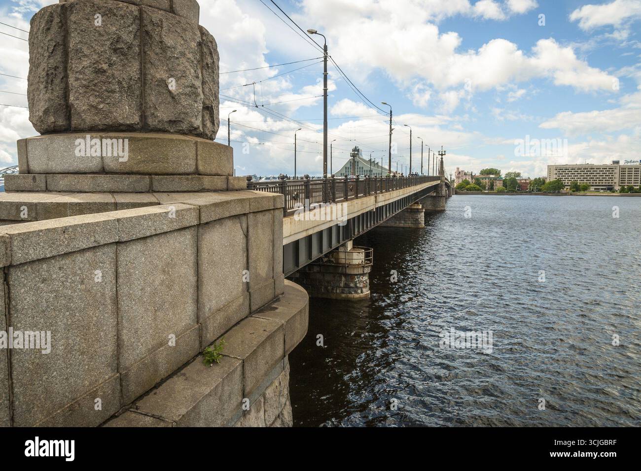 Riga latvia bridge over body hi-res stock photography and images - Alamy