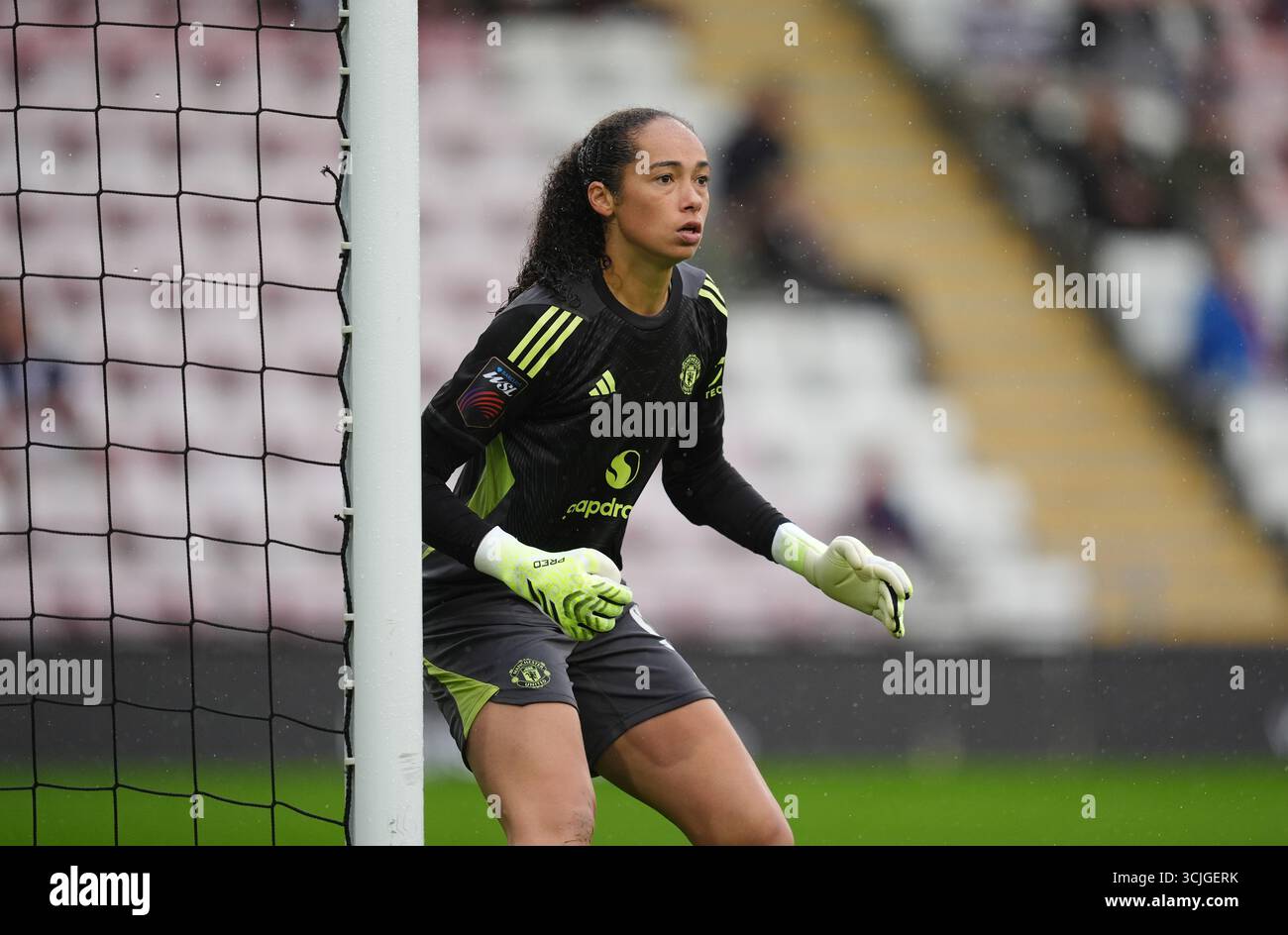 Manchester United goalkeeper Phallon Tullis-Joyce during the Barclays ...