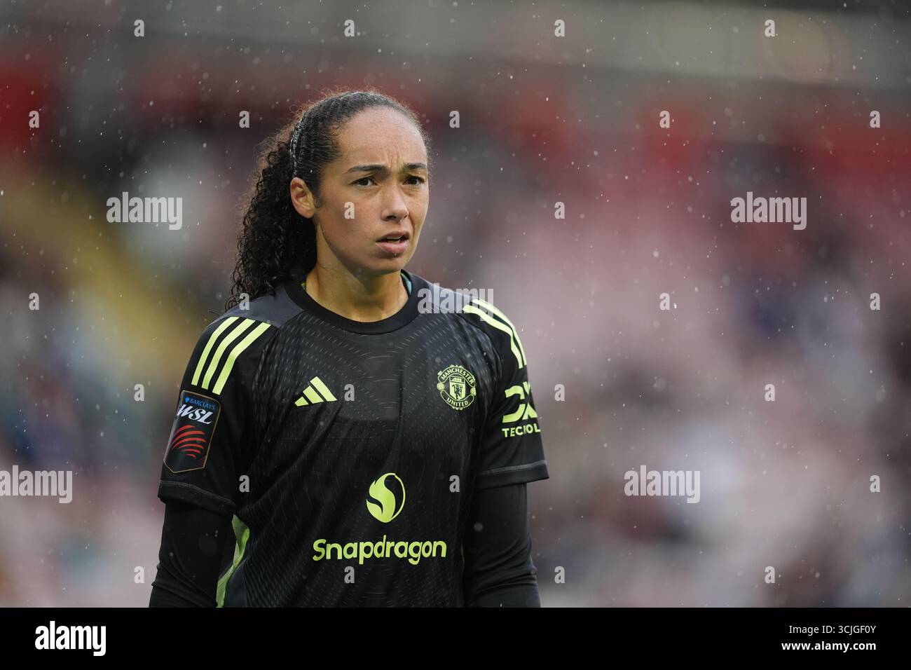 Manchester United goalkeeper Phallon Tullis-Joyce during the Barclays ...