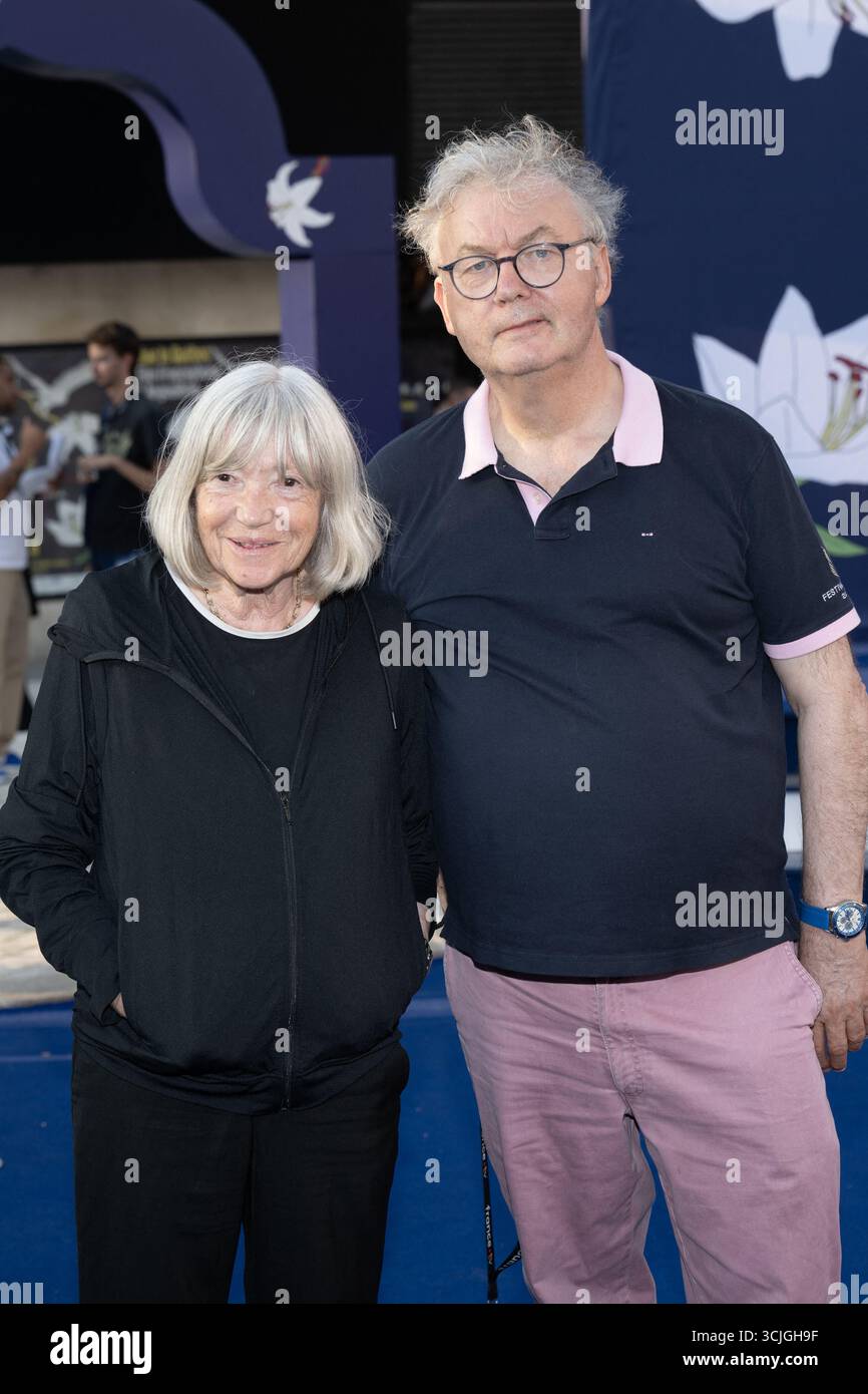 Marie-France Brière and Dominique Besnehard during the 18th Angouleme ...