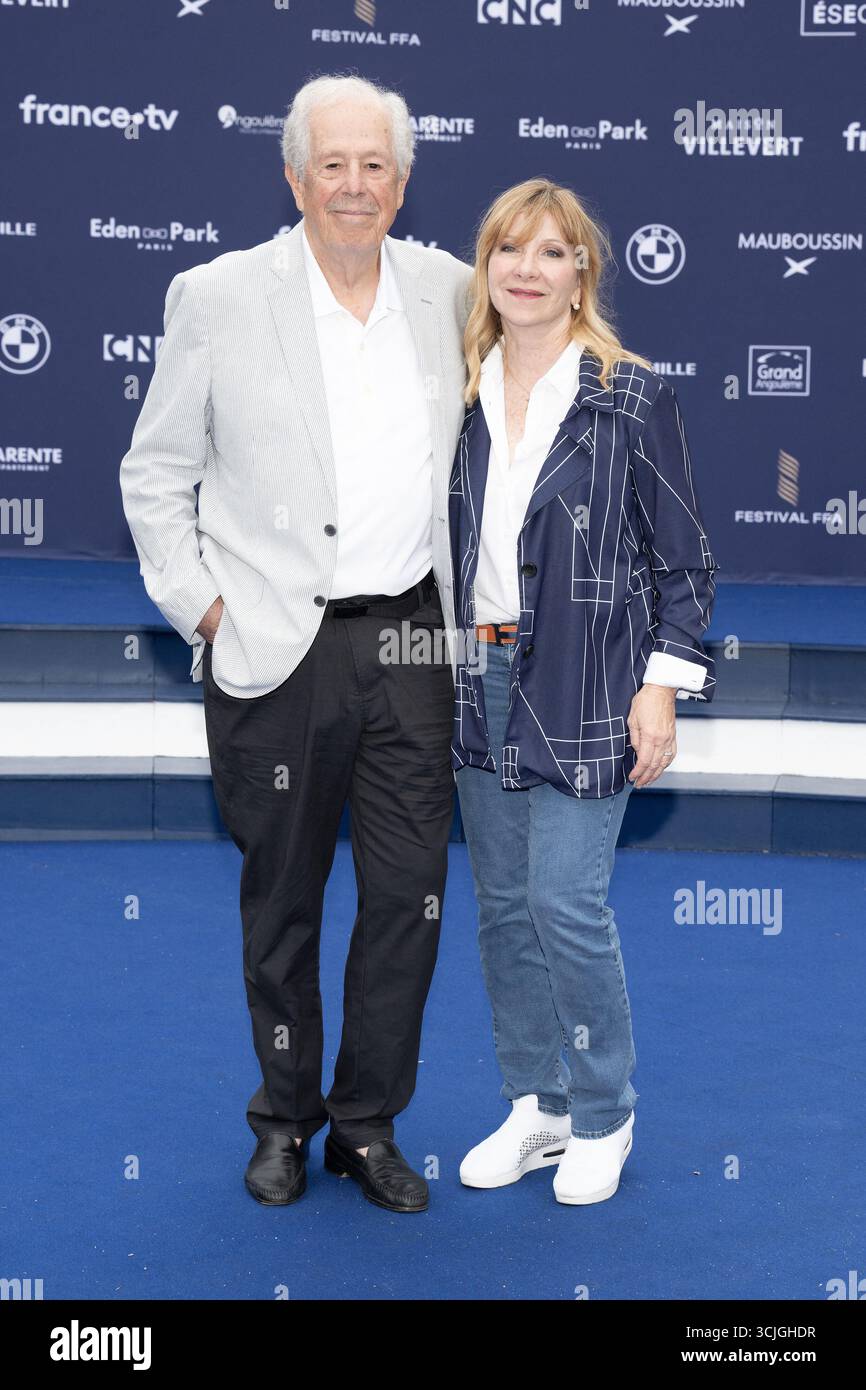 Denys Arcand and his wife Denise Robert attend Les reveurs photocall ...
