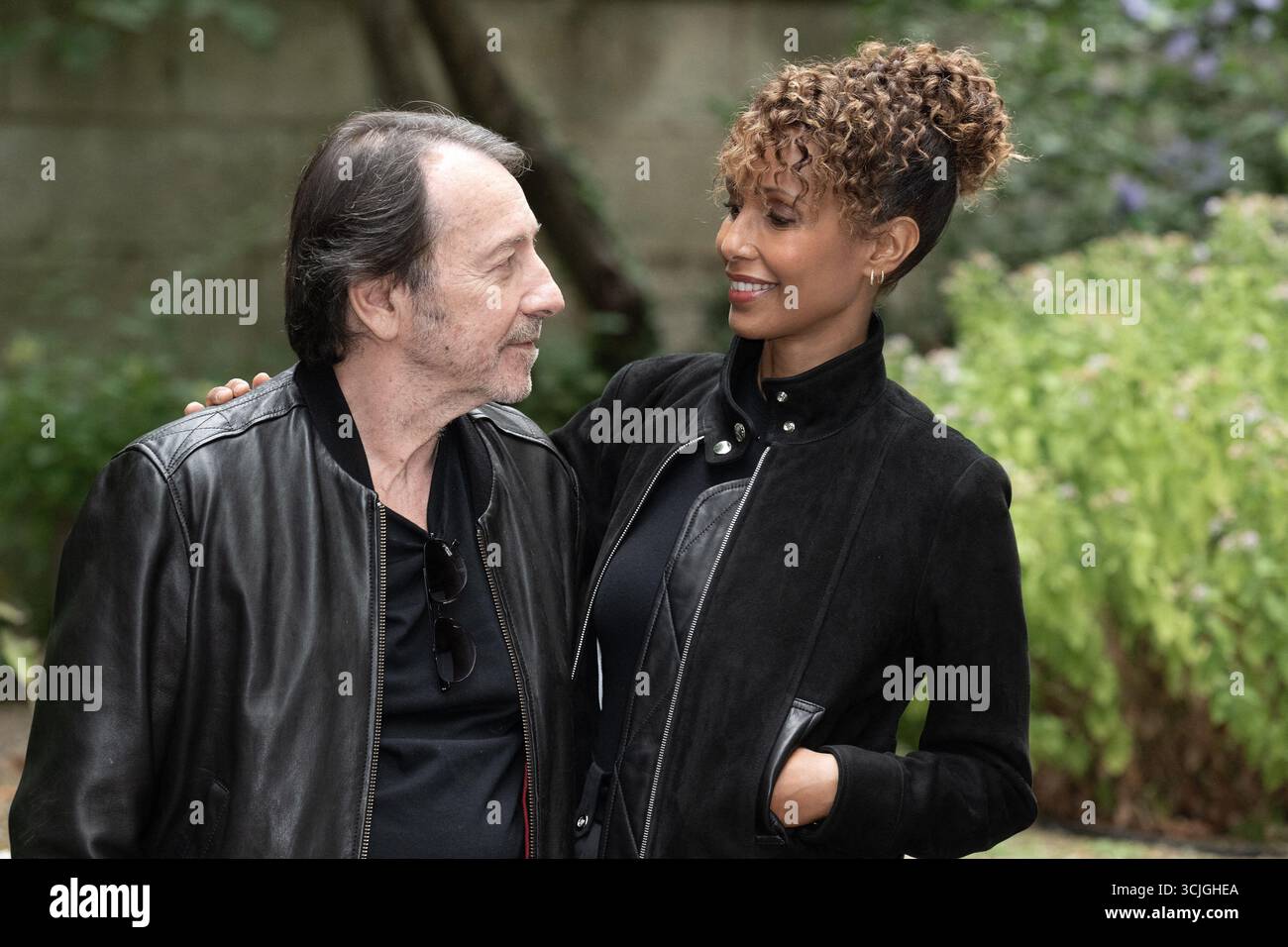Jean-Hugues Anglade and Sonia Rolland attend the Kwibuka (se souvenir ...