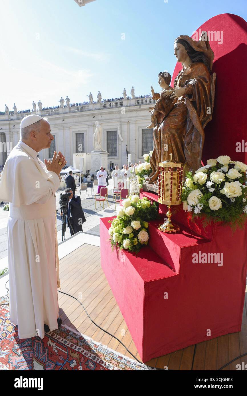 Pope Leo XIV presides over the Mass and canonization of Carlo Acutis ...