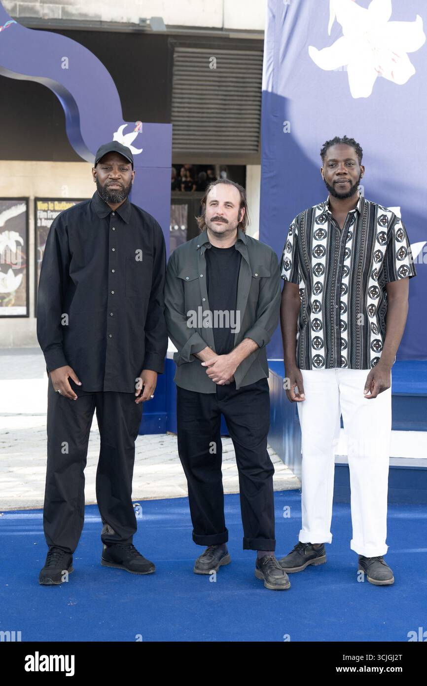 Abd Al Malik, Vincent Macaigne and Makita Samba during the 18th ...