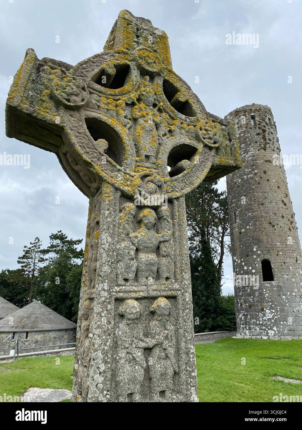 The Monastic Site of Clonmacnoise in Ireland Stock Photo - Alamy
