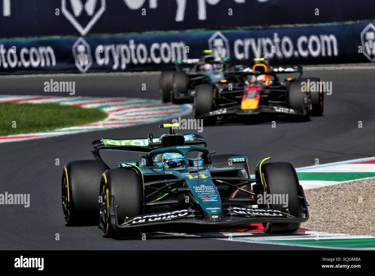 Fernando Alonso (ESP) Aston Martin F1 Team AMR25. 07.09.2025. Formula 1 ...