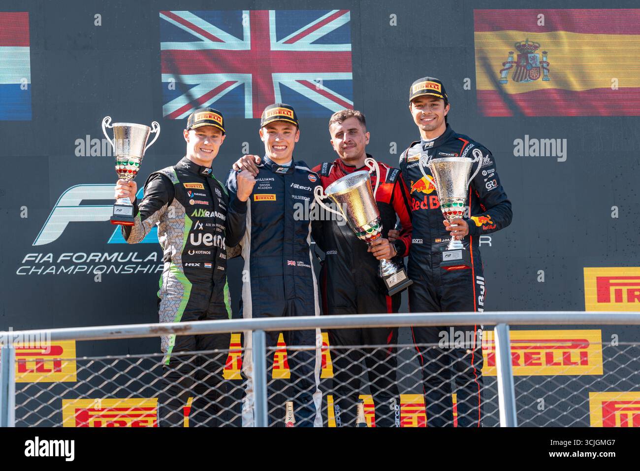 #Joshua Dürksen (FIA Formel 2, AIX Racing, Paraguay) Pepe Marti (FIA ...