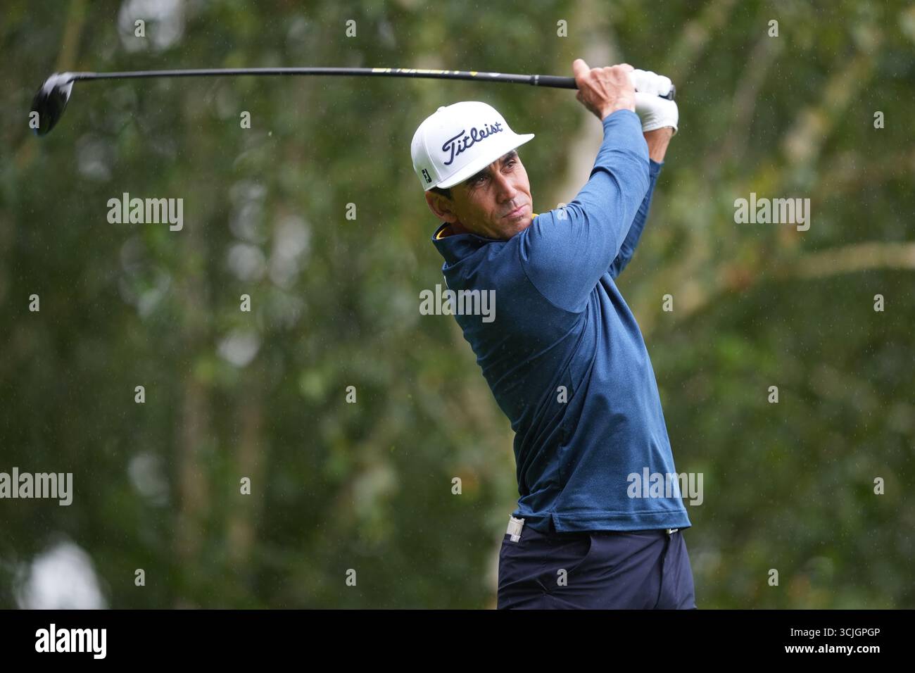 Rafa Cabrera Bello on 2nd tee on day four of the 2025 Amgen Irish Open ...