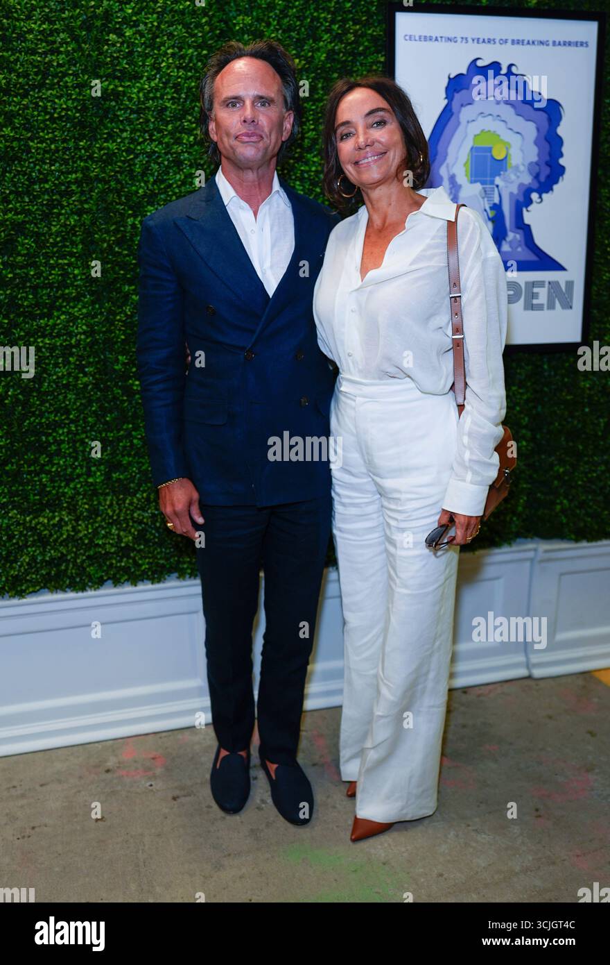Photo by: XNY/STAR MAX/IPx 2025 9/6/25 Walter Goggins and Nadia Conners ...