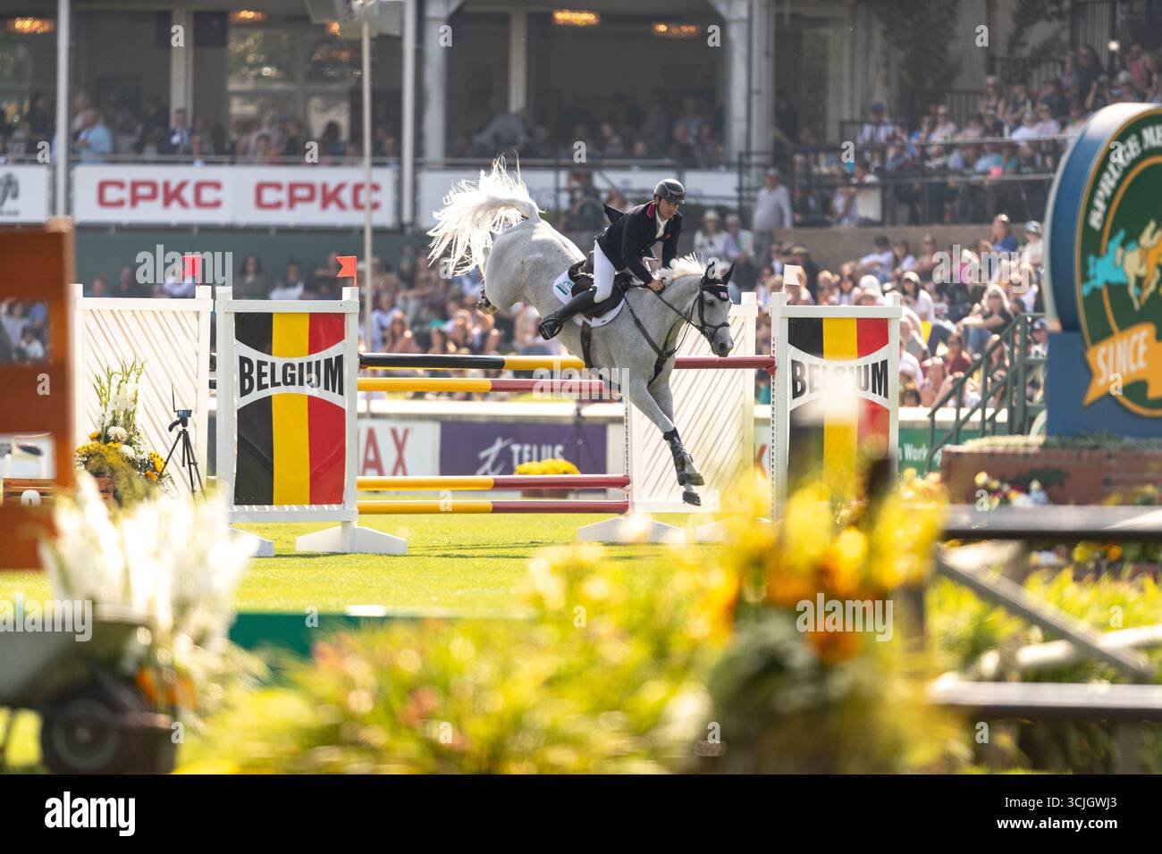 Calgary, Canada - September 6, 2025. Donald Whitaker of Team GB, riding ...