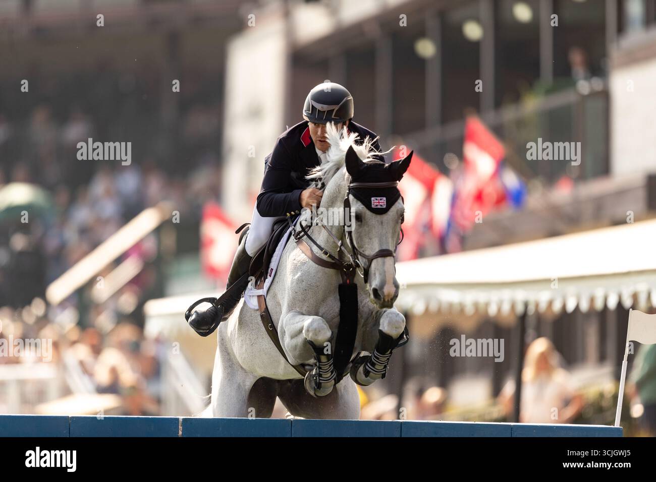 Calgary, Canada - September 6, 2025. Donald Whitaker of Team GB, riding ...