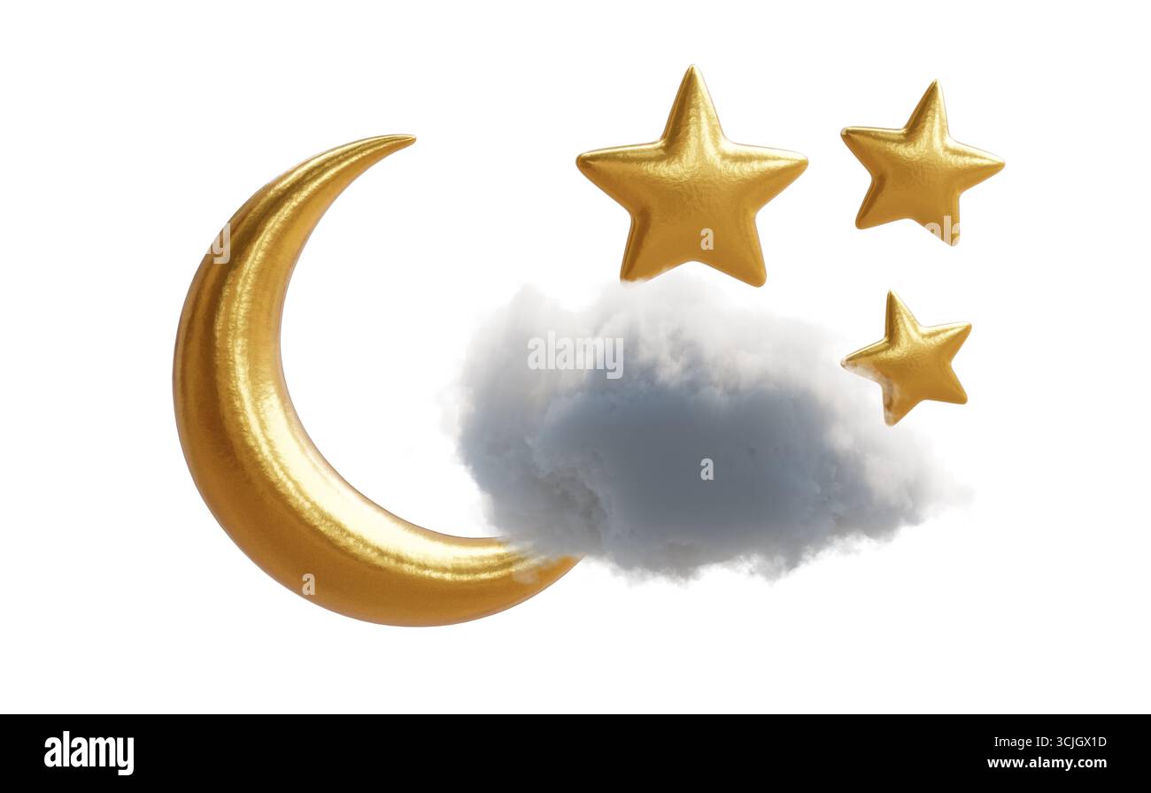 Islamic crescent star Cut Out Stock Images & Pictures - Alamy