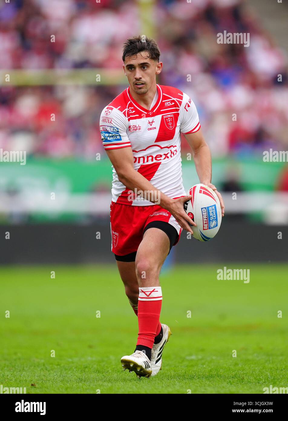 Hull KR's Arthur Mourgue during the Betfred Super League match at the ...