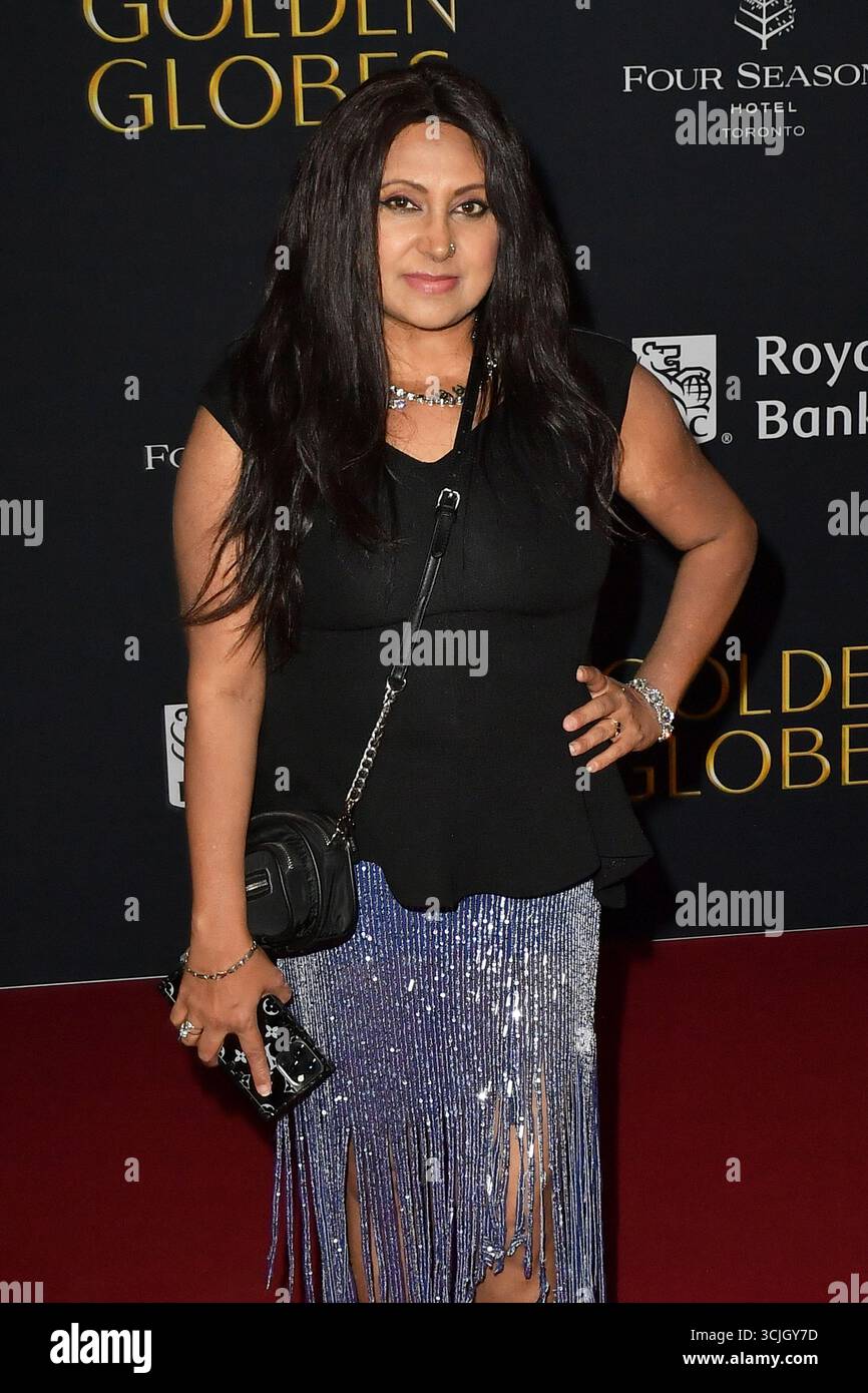 Elena Khan attends "The Road to the Golden Globes Party at TIFF" at the ...