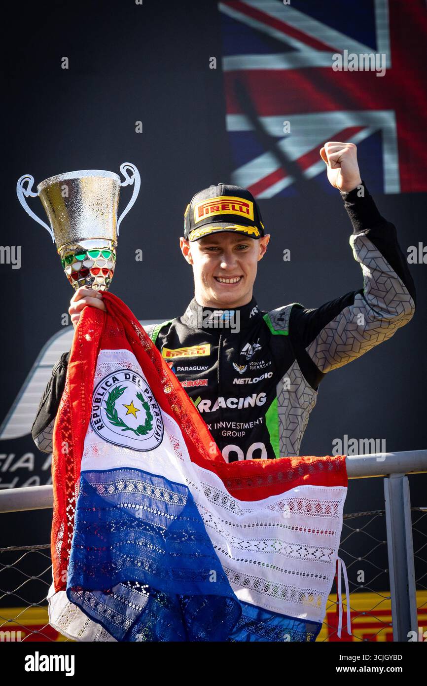 DURKSEN Joshua (par), AIX Racing, Dallara F2 2024, portrait during the ...