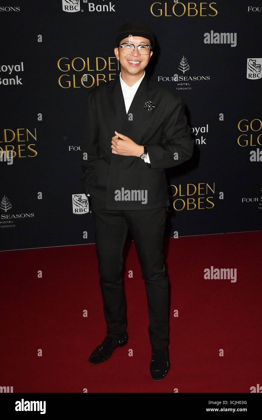 Justin Wu attends "The Road to the Golden Globes Party at TIFF" at the ...