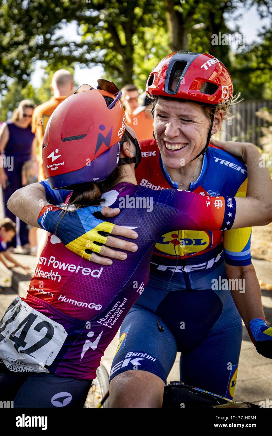 LICHTENVOORDE - Cyclist Ellen van Dijk after the final stage of the ...