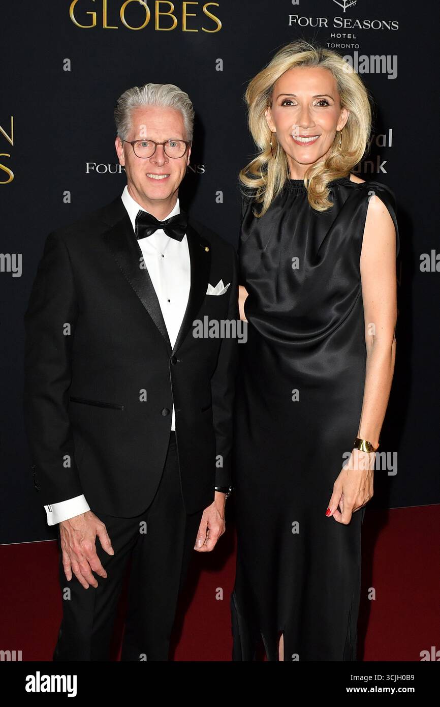 Patrick Pollak and Helen Hoehn attend "The Road to the Golden Globes ...