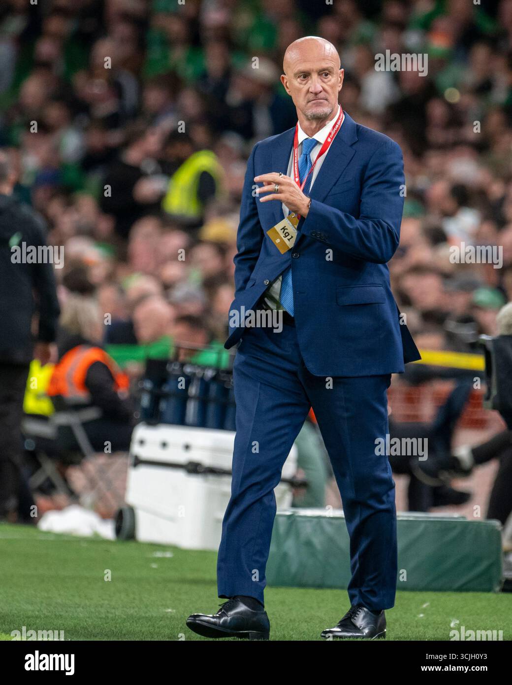 The Hungarian coach Marco Rossi during the FIFA World Cup 2026 European ...