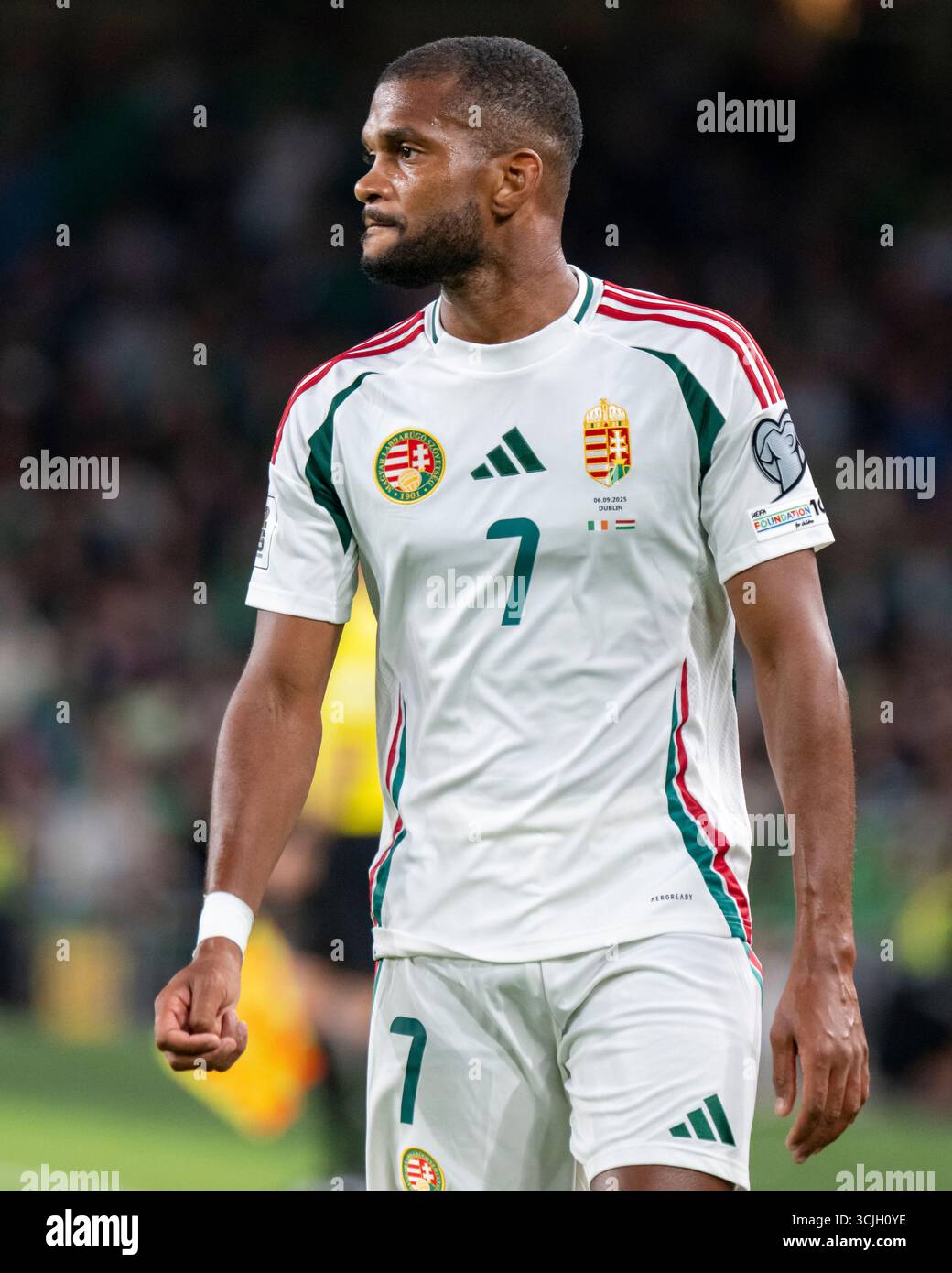 Loic Nego of Hungary during the FIFA World Cup 2026 European Qualifier ...