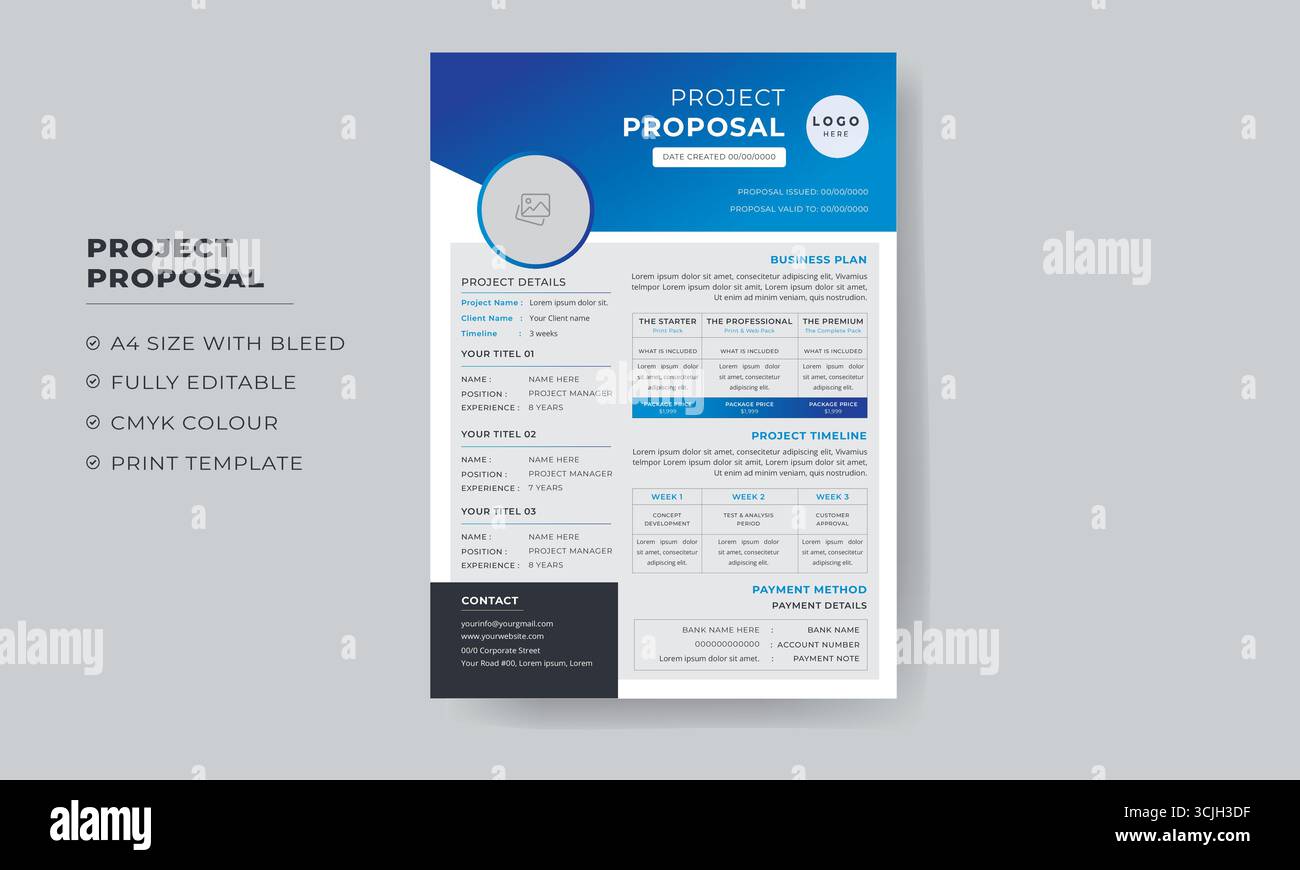 Corporate business proposal catalog hi-res stock photography and images ...