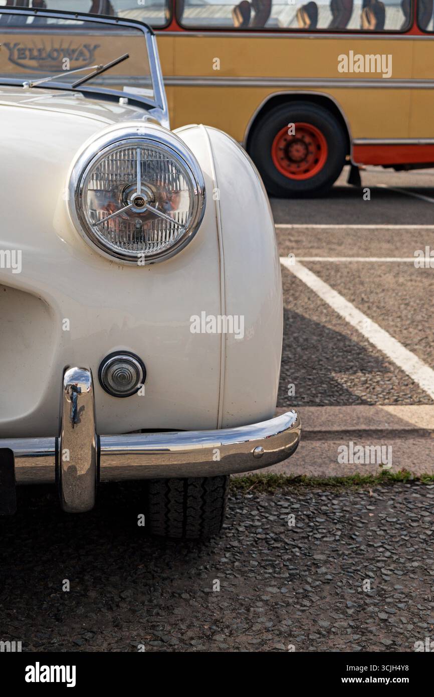 Triumph TR2. Avro Heritage Museum 1940's Weekend 2025 Stock Photo - Alamy