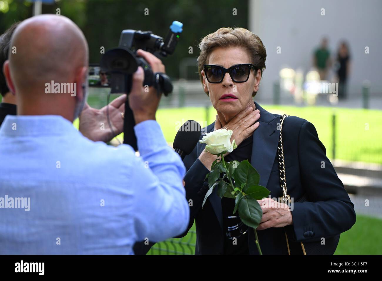 Ex top-model Antonia Dell'Atte arrives at the Armani/Teatro in Milan ...