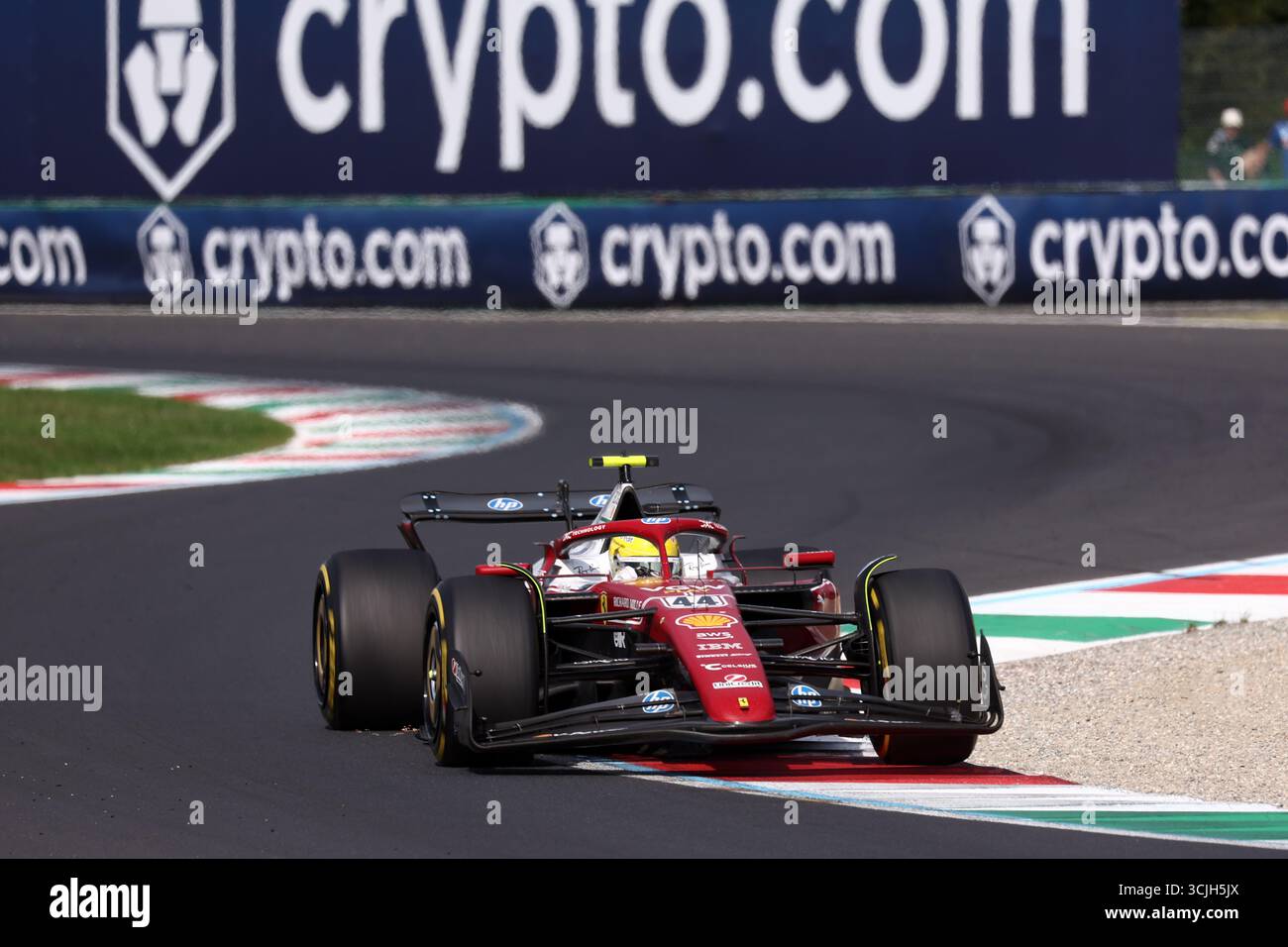 Lewis Hamilton of Scuderia Ferrari on track during the F1 Grand Prix of ...