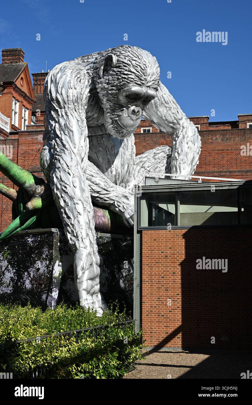 Great Ape inflatable sculpture by Lisa Roet at the Royal Geographical ...