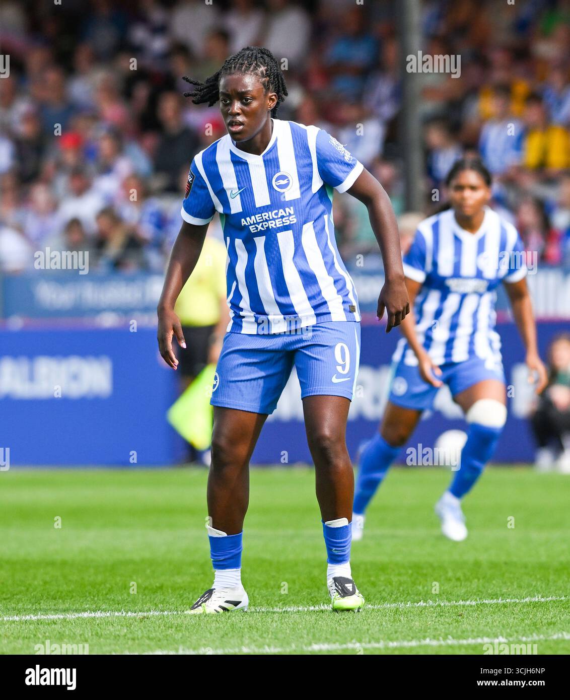 Crawley , UK , 7th September 2025 - Michelle Agyemang of Brighton ...
