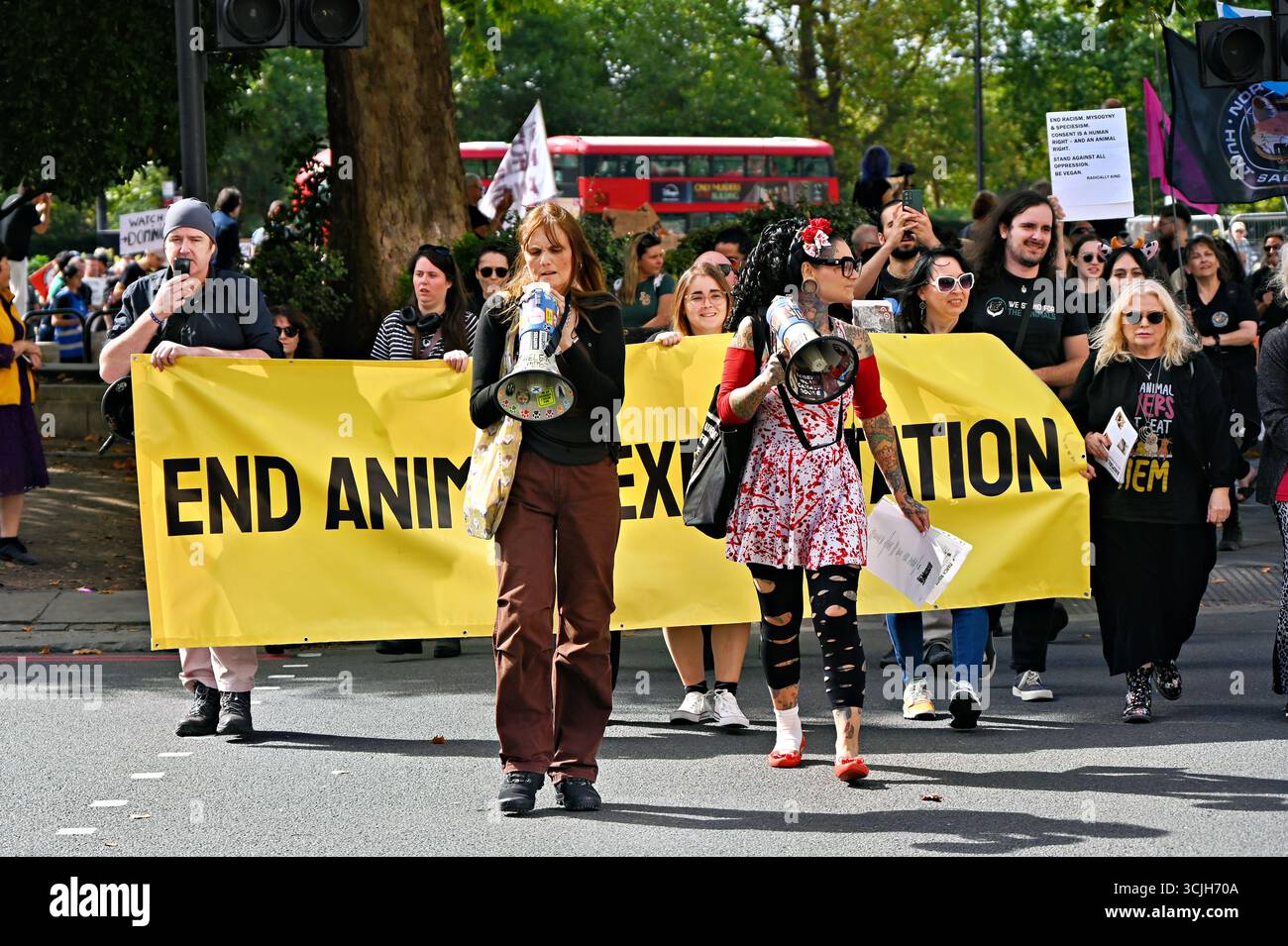 London, UK, 6th September 2025: Animal Rights March 2025 at Marble Arch ...