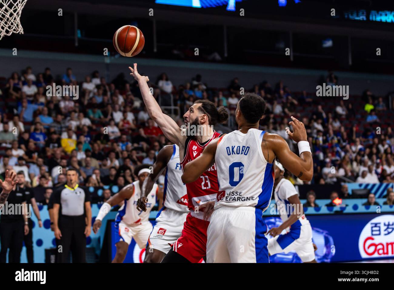 07.09.2025, Riga Arena, Riga, FIN, Eurobasket 205, Basketball ...