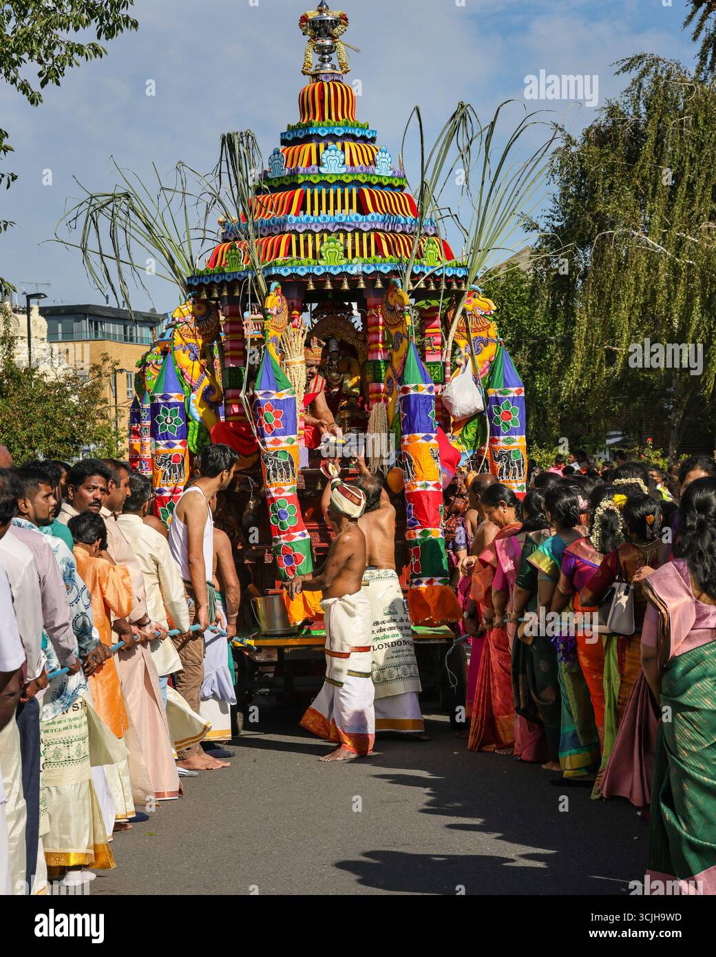 London, UK, 07th Sep 2025. The chariots make their way through Lewisham ...