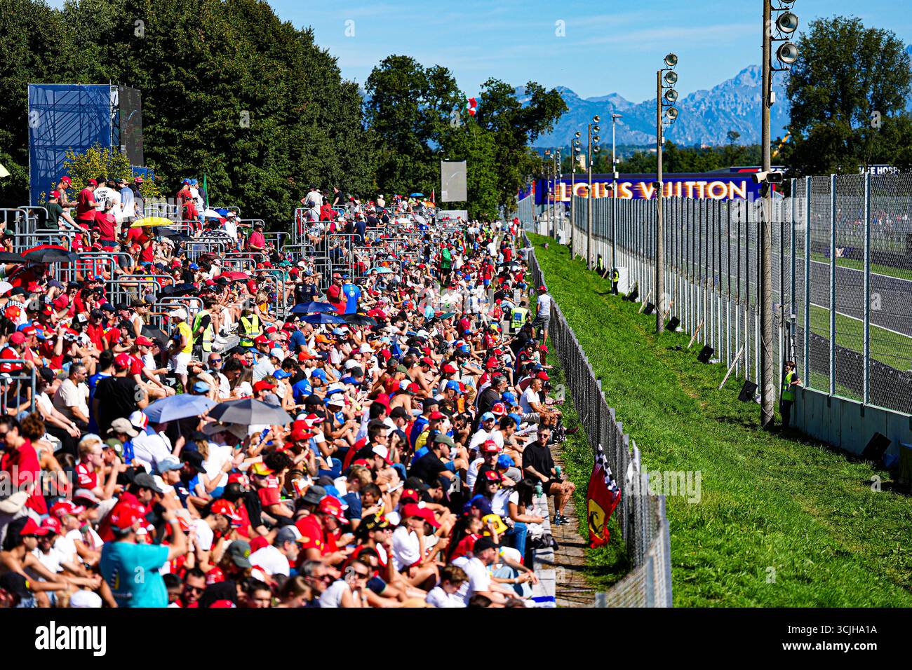 962025 Tifosi On Grandstand In Parabolicaduring The Formula 1