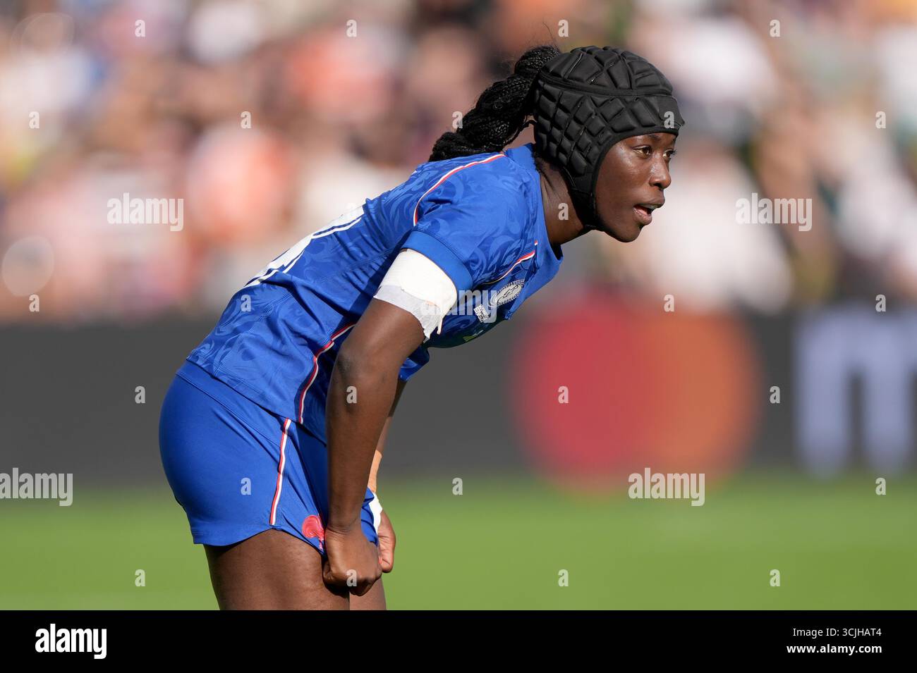 France's Nassira Konde during the Women's Rugby World Cup 2025 pool D ...