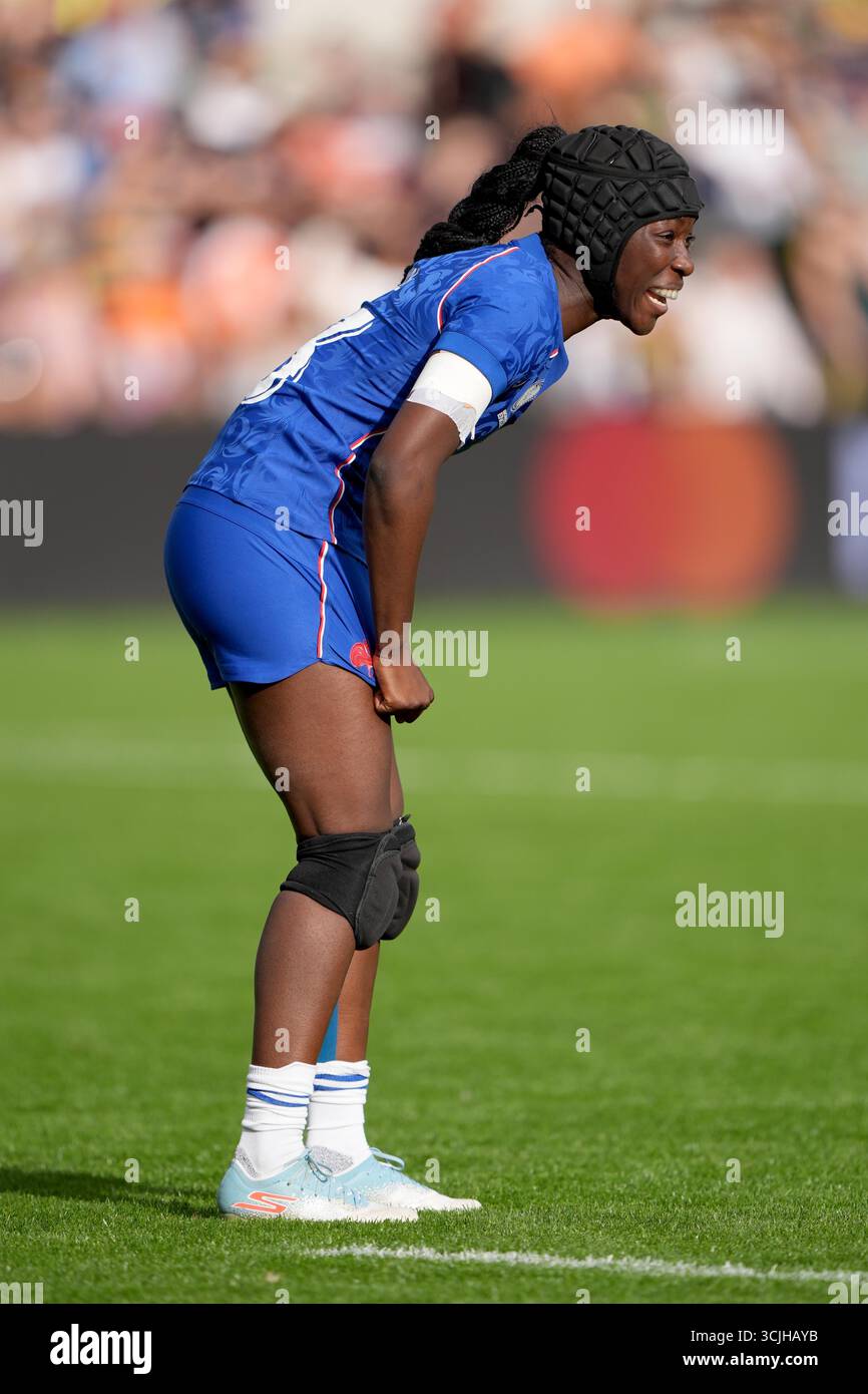 France's Nassira Konde during the Women's Rugby World Cup 2025 pool D ...