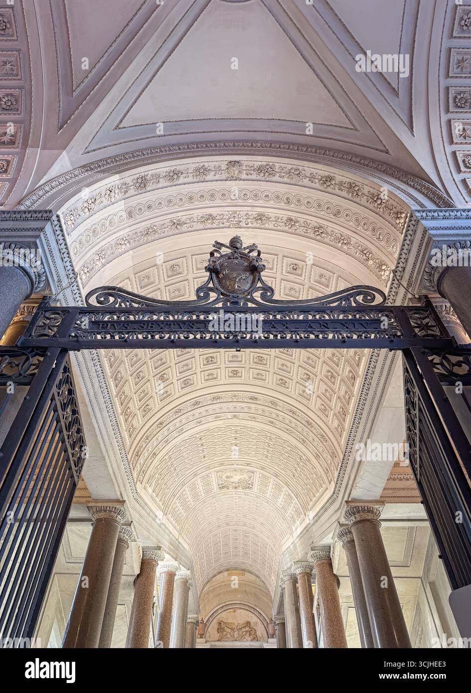 VATICAN CITY, ROME, ITALY - AUGUST 02, 2025 low-angle shot of the ...