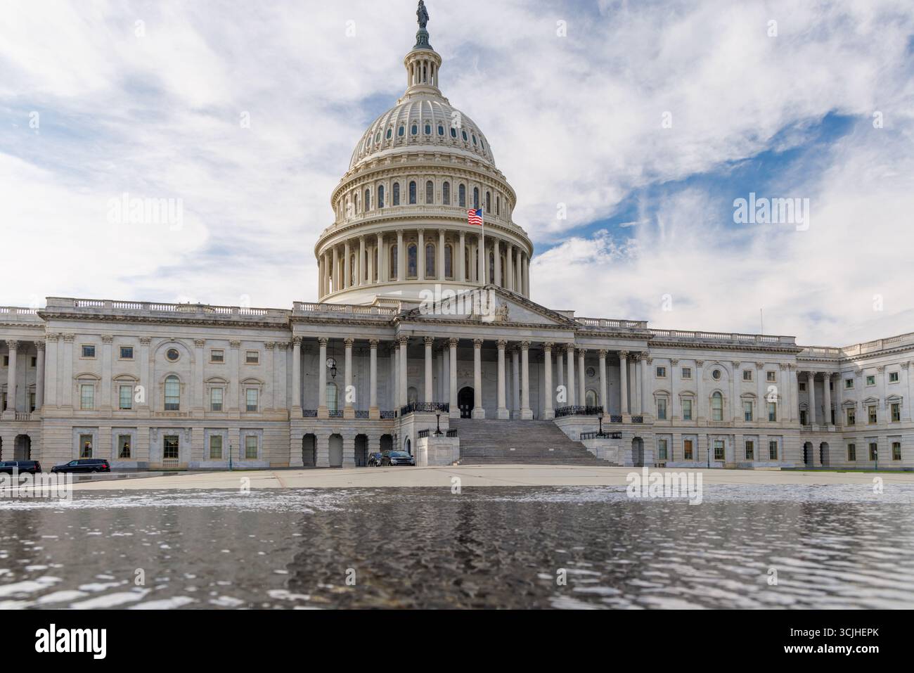 The iconic United States Capitol building, an emblem of American ...