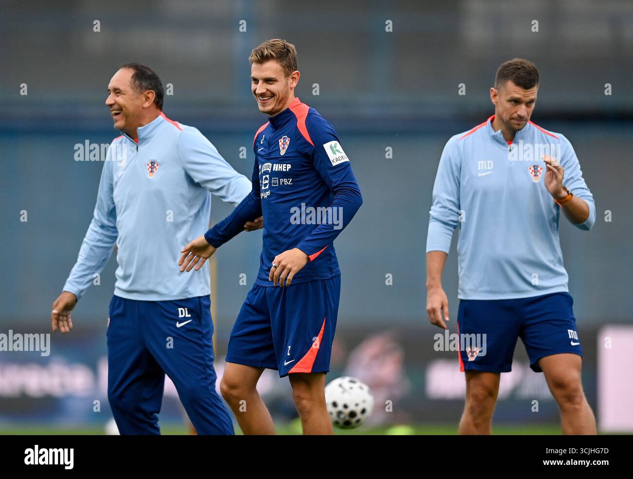 Drazen Ladic, Josip Stanisic and Marin Dadic of Croatia during the ...