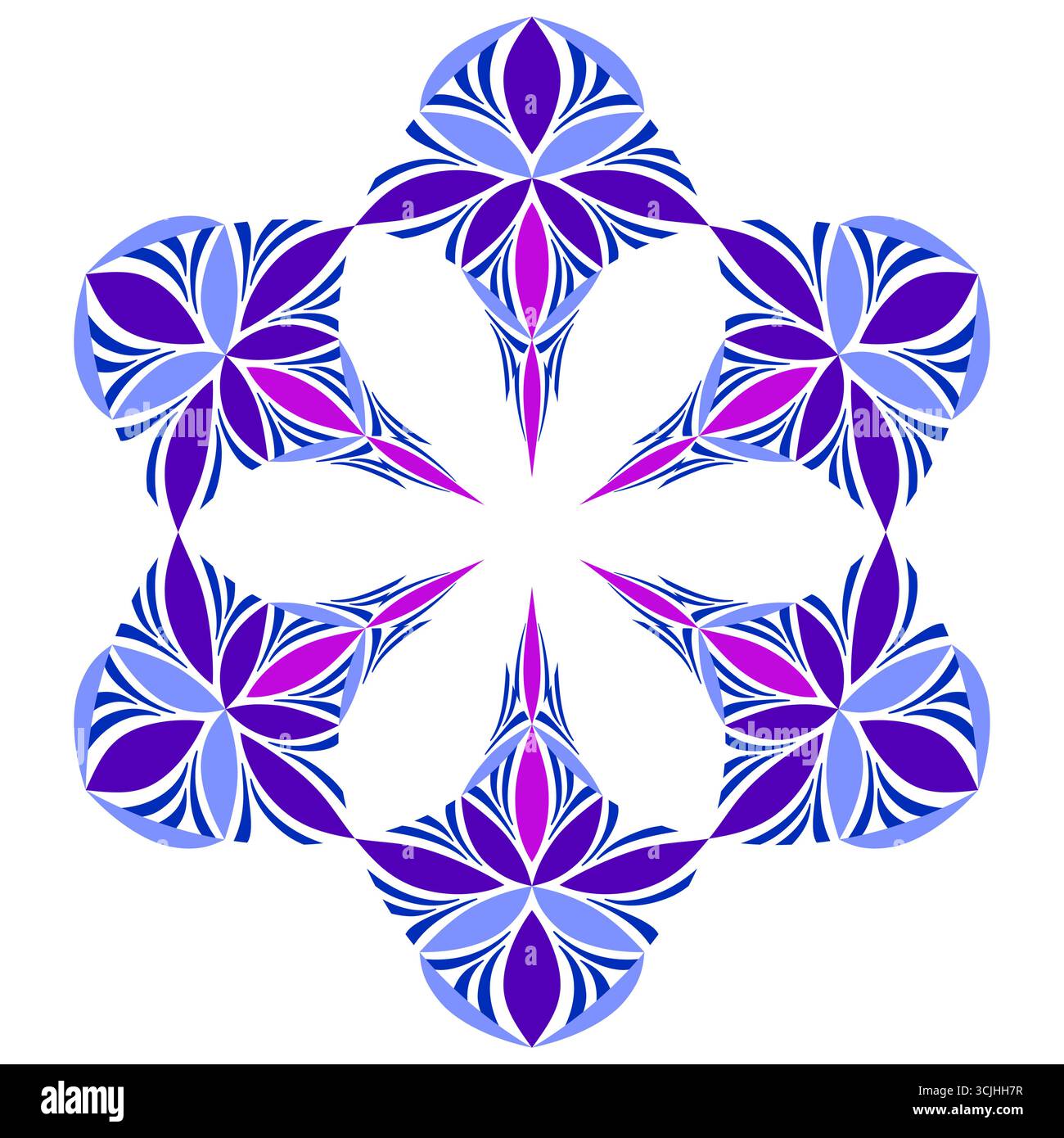 Ornamental star shapes symmetrical Stock Vector Images - Alamy