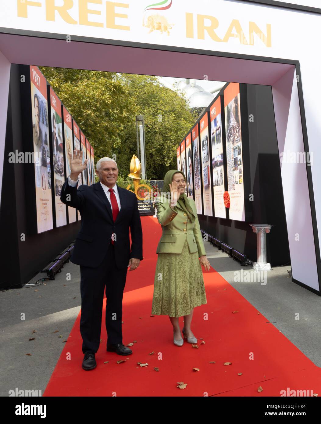 Maryam Rajavi, President-elect of the NCRI, and former U.S. Vice ...