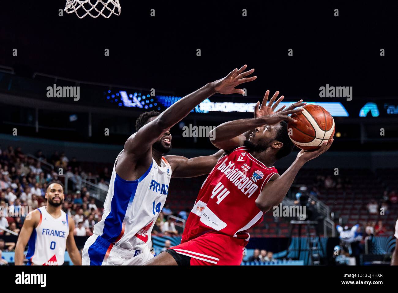 Mouhammadou Jaiteh (Frankreich, 14), Kamar Baldwin (Georgien, 44) im ...