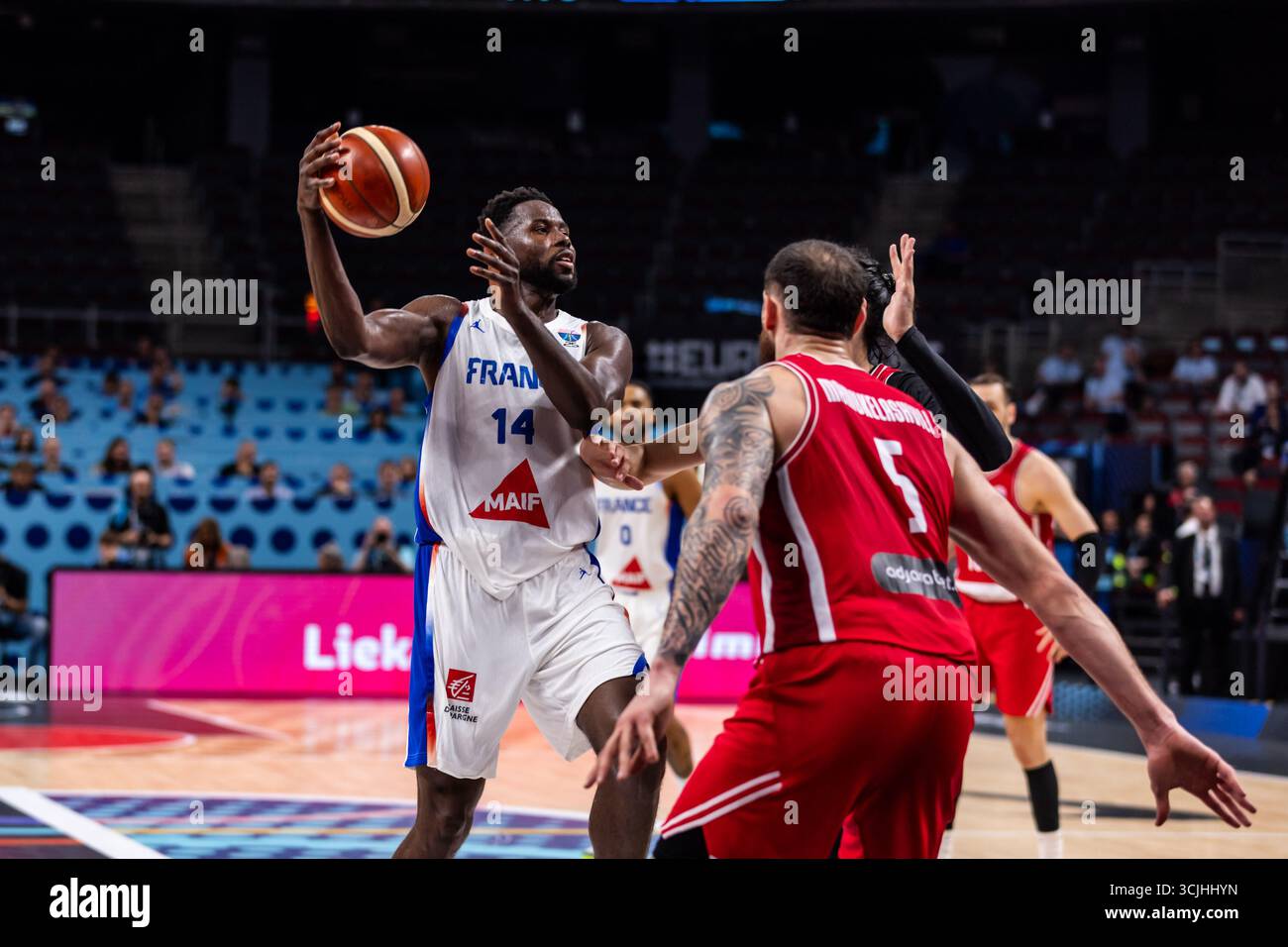 07.09.2025, Riga Arena, Riga, FIN, Eurobasket 205, Basketball ...
