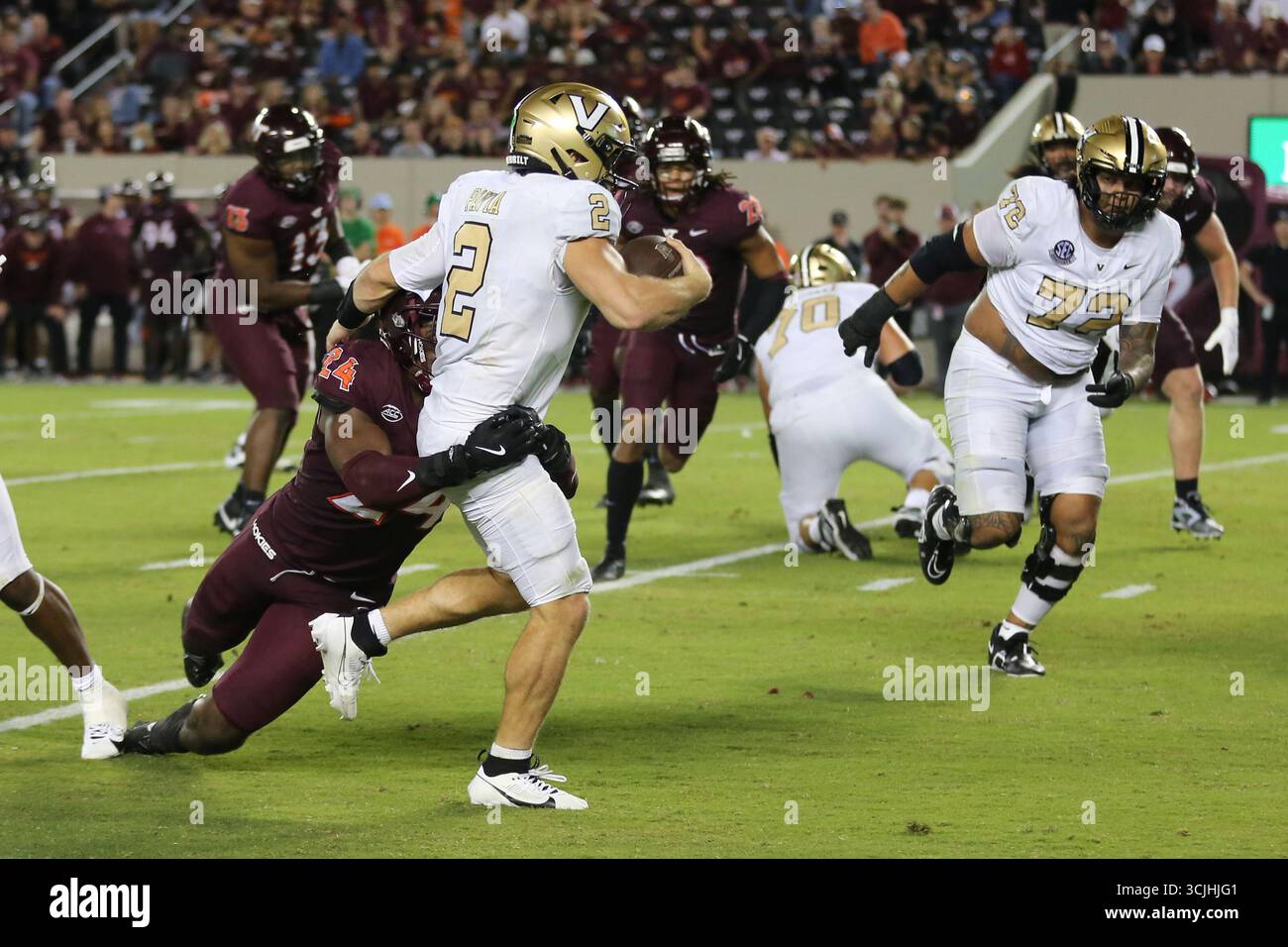 September 6, 2025: Vanderbilt Commodores quarterback Diego Pavia (2 ...