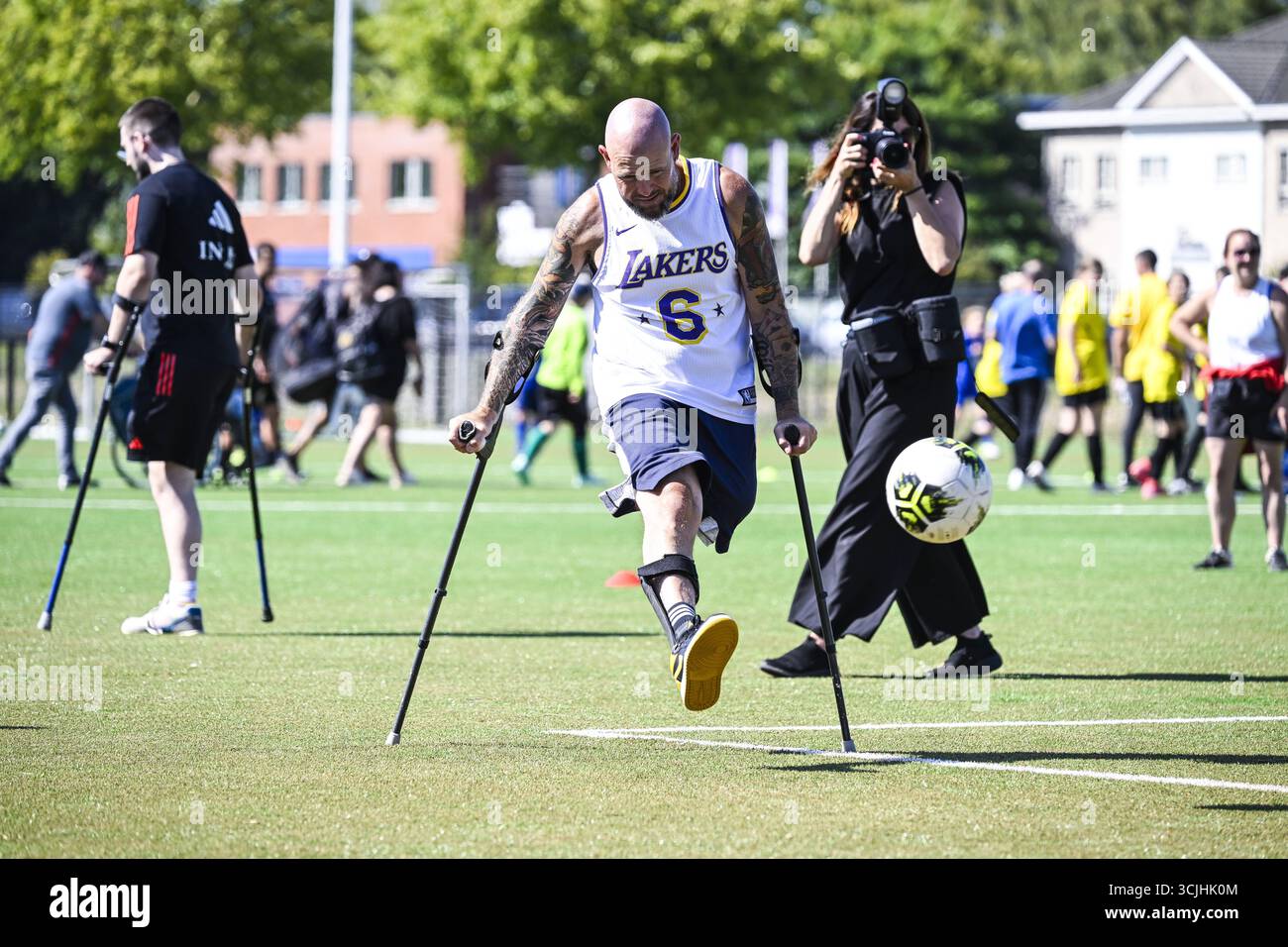 G-Football player pictured at the 15th edition of Football Kick-Off ...