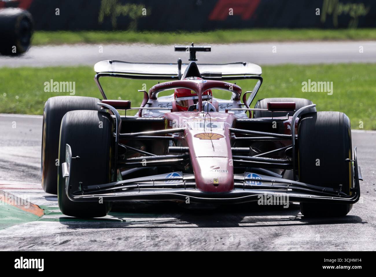 Charles Leclerc driving Ferrari SF-25 during the F1 Grand Prix of Italy ...
