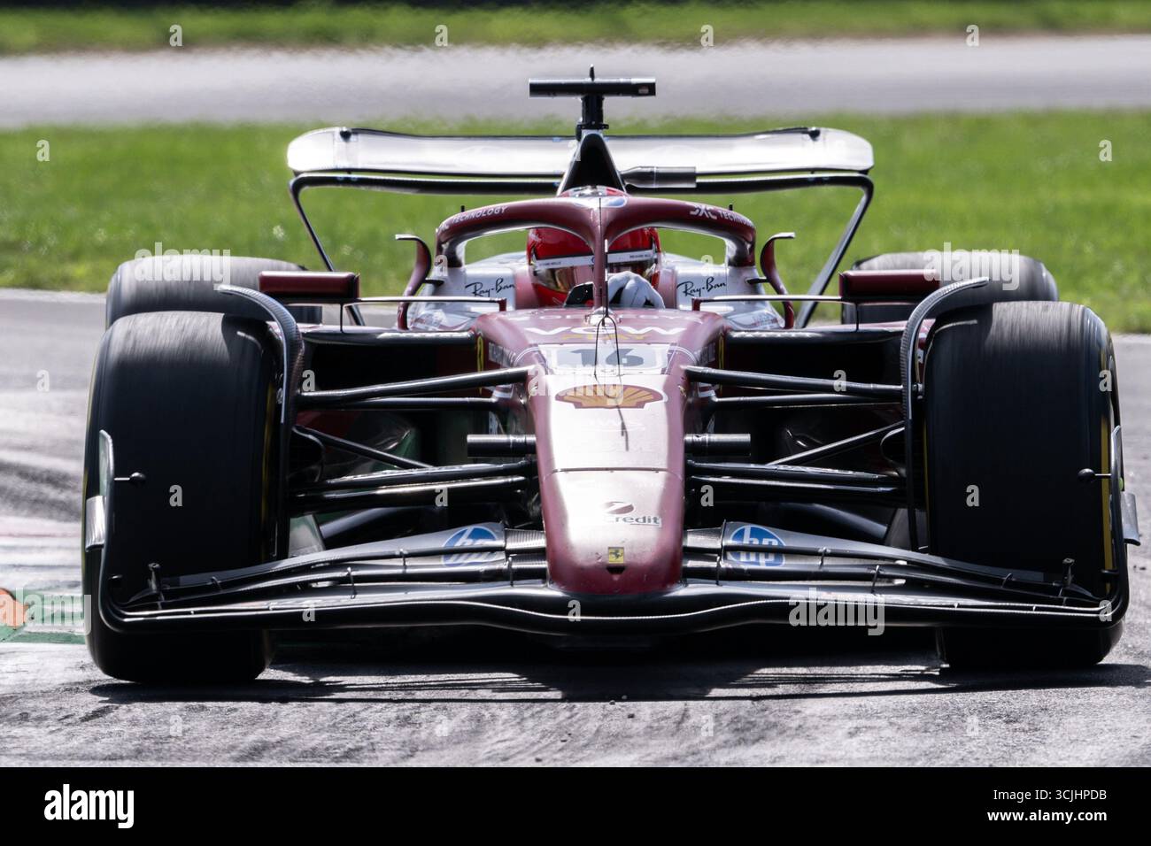 Charles Leclerc driving Ferrari SF-25 during the F1 Grand Prix of Italy ...