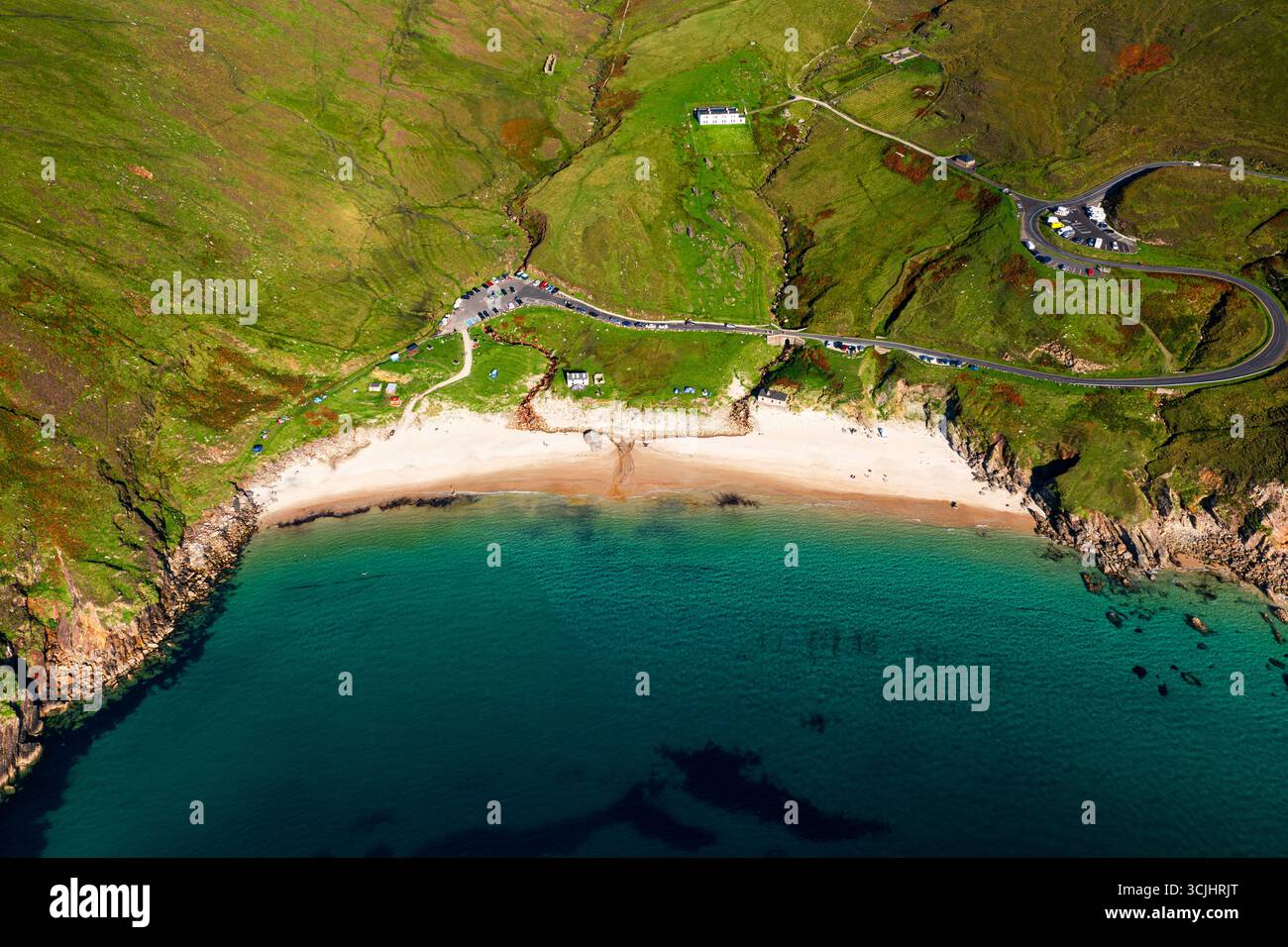Top down drone video winding hi-res stock photography and images - Alamy